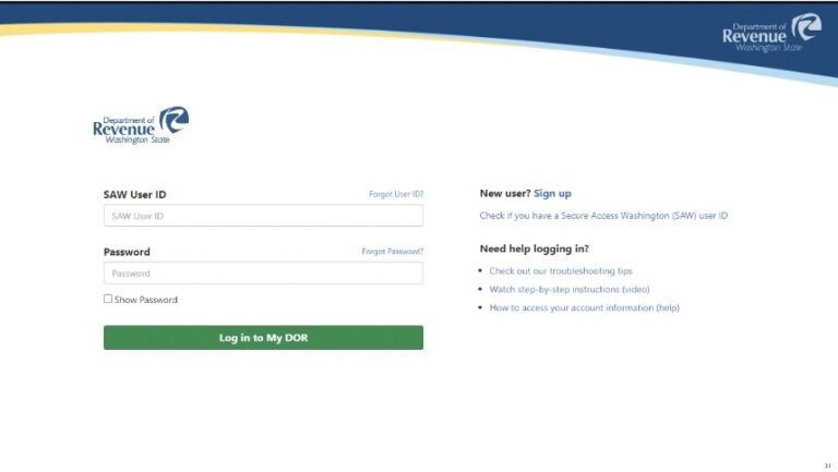 Department of Revenue Washington State (UBI) – CACCWA Small Business ...